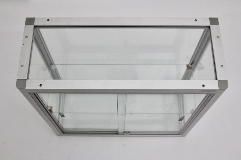 Mid-Century Modern Vintage Aluminum Hanging Showcase 1960s Austria For ...