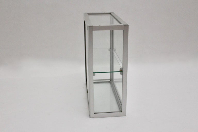 Mid-Century Modern Vintage Aluminum Hanging Showcase 1960s Austria For ...