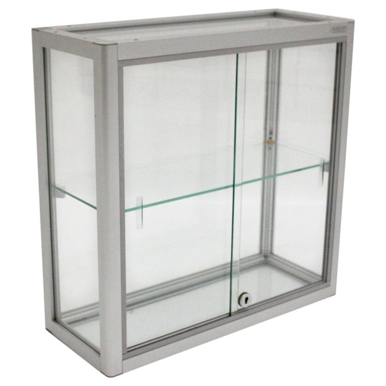 Mid-Century Modern Vintage Aluminum Hanging Showcase 1960s Austria For ...
