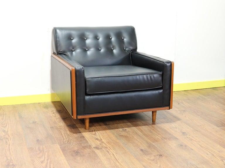 Mid-Century Modern Vintage G Plan American Lounge Chair at 1stDibs
