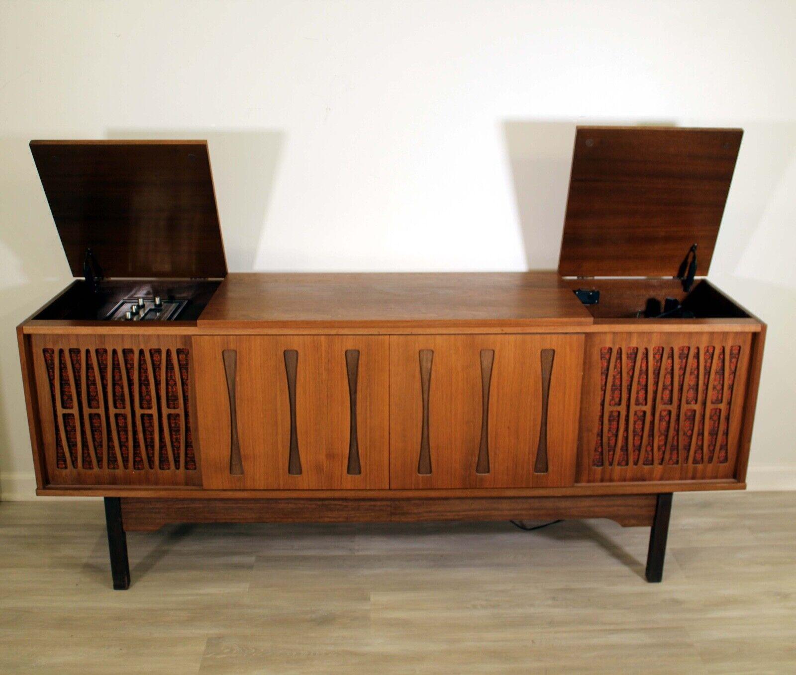 Mid Century Modern Vintage Morse Stereo Console Record Cabinet at ...