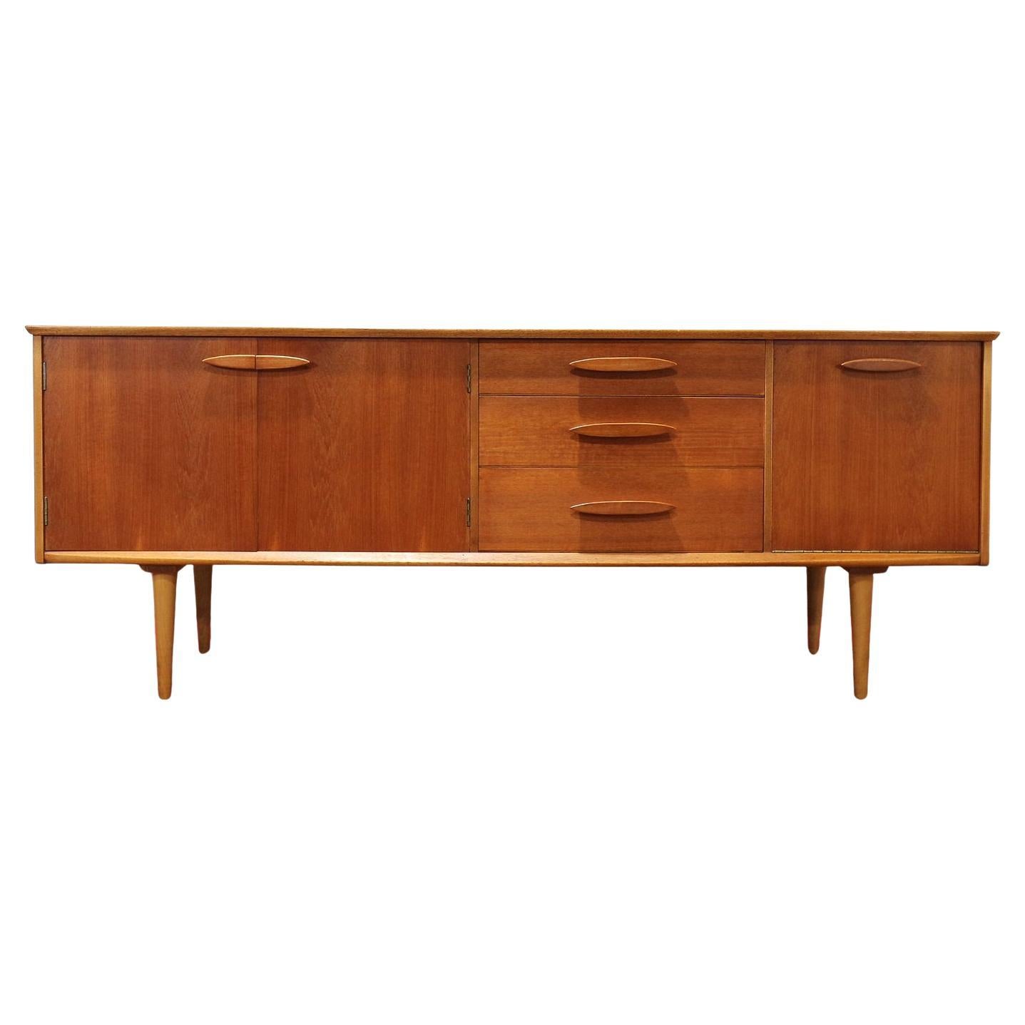 Mid Century Modern Vintage Teak Credenza Sideboard by Jentique Danish ...