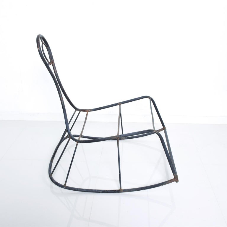 Tubular Iron Rocker Chair after John Risley Modern Patio Designs For ...