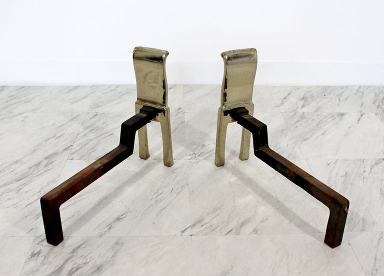 Mid Century Modern Virginia Metalcrafters Modernist Nickel Plate ...