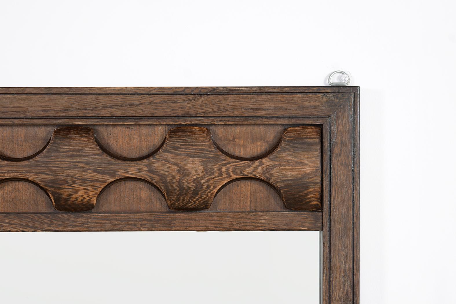 1960s Brutalist Mid-Century Modern Wall Mirror: A Timeless Decorative ...