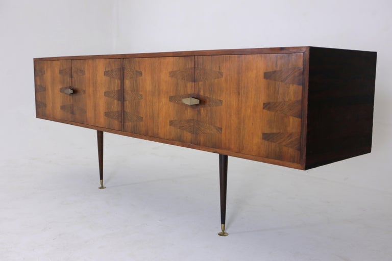 Mid-Century Modern Wall-Mounted Buffet by Brazilian Designer Giuseppe ...