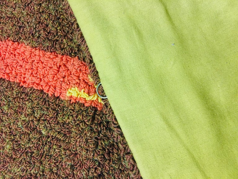 Mid-Century Modern Wall Textile Decoration with Non-Figurative Pattern ...