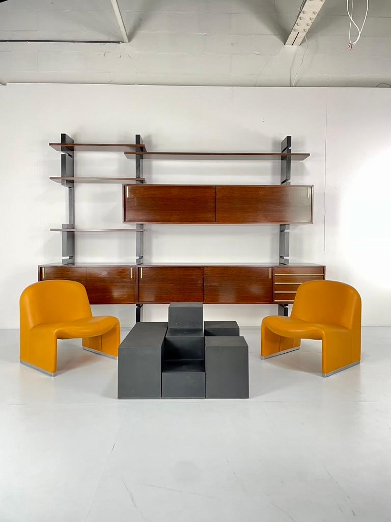 Mid-Century Modern Wall Unit "Extenso" Modular for Amma, Italy, 1960s ...