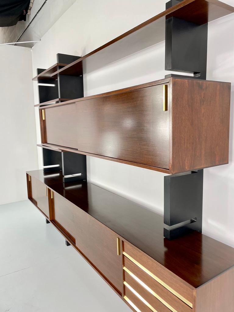 Mid Century Modern Wall Unit "Extenso" Modular for Amma, Italy 1960's ...