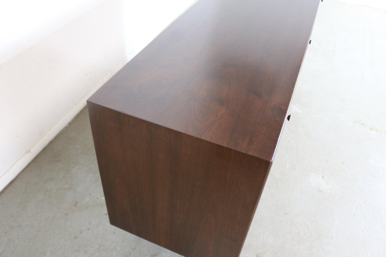 Mid-Century Modern Walnut Andre Bus Dovetail Credenza/Dresser For Sale ...