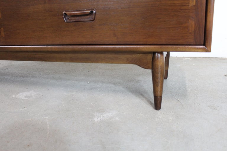 Mid-Century Modern Walnut Andre Bus Dovetail Credenza/Dresser For Sale ...