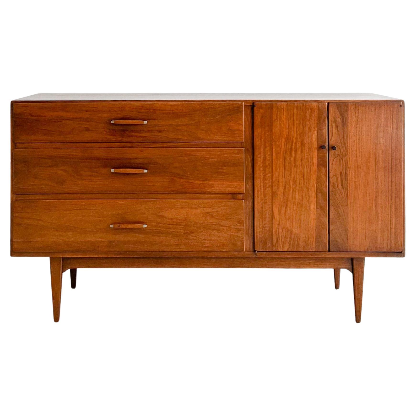 Mid-Century Modern Walnut Buffet/Credenza by Conant Ball at 1stDibs