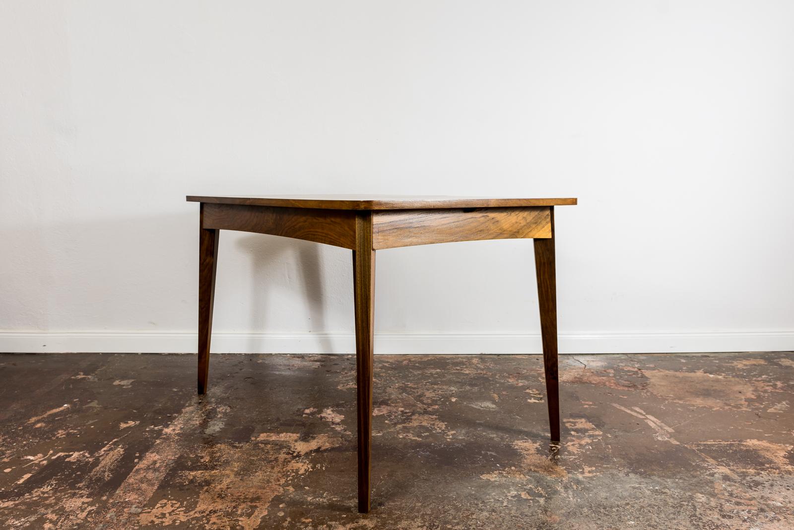 Mid Century Modern Walnut Dining Table 1960's For Sale at 1stDibs