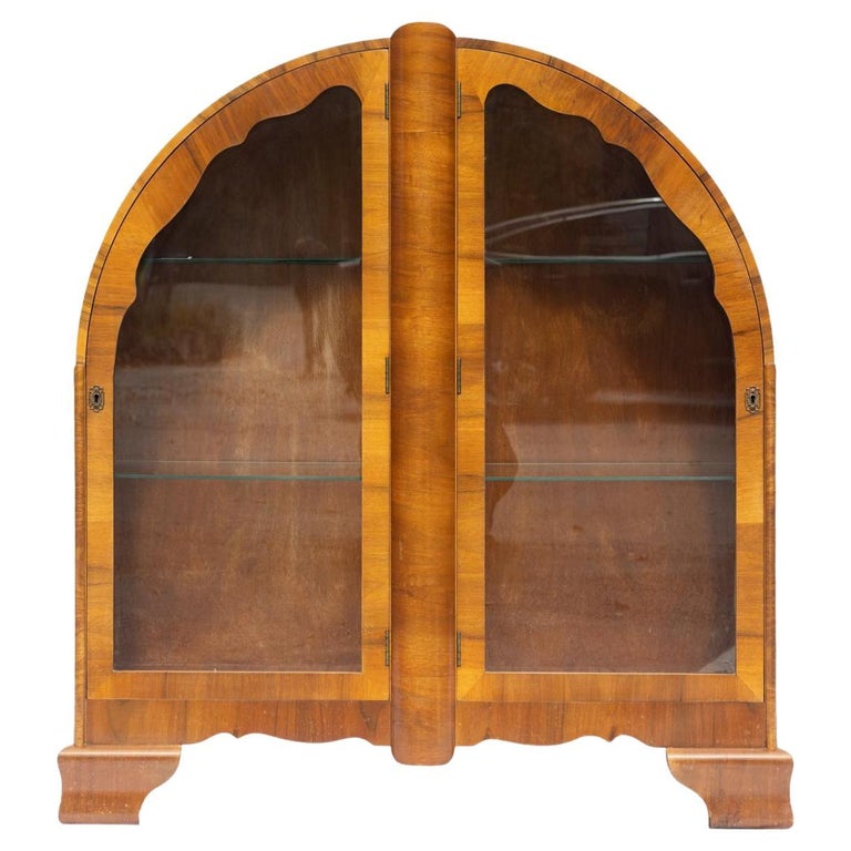 Mid-Century Modern Walnut Display Cabinet, English, 1960 For Sale at ...