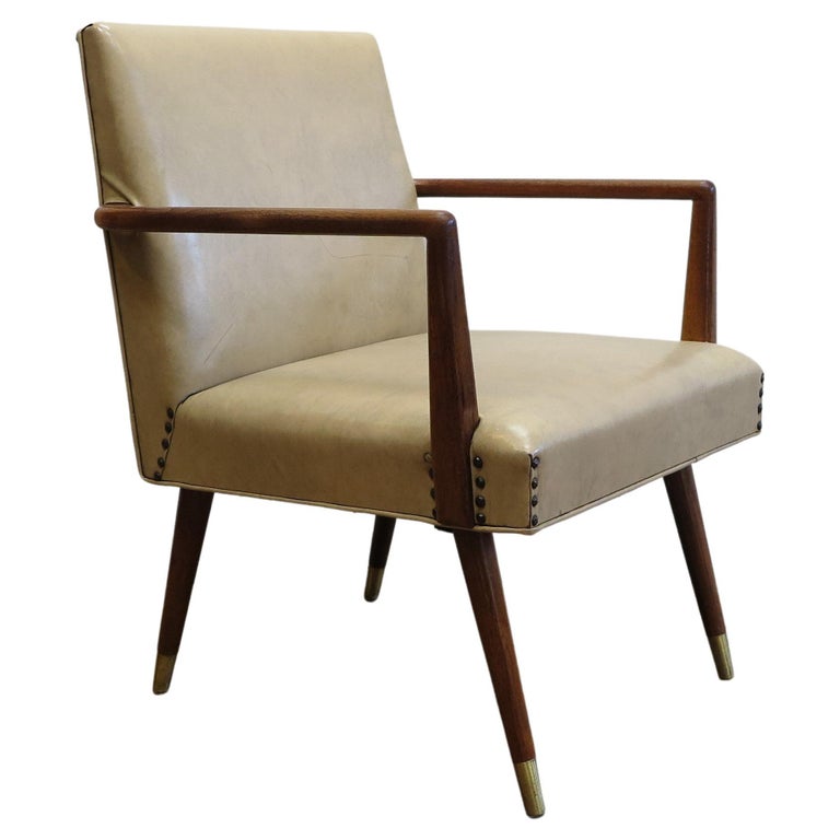 Mid-Century Modern Walnut Lounge Chair at 1stDibs