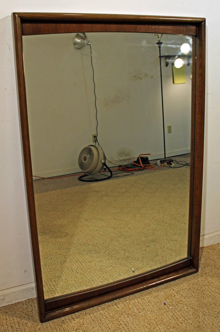 Mid-Century Modern Walnut Mirror by United Furniture at 1stDibs | mid ...