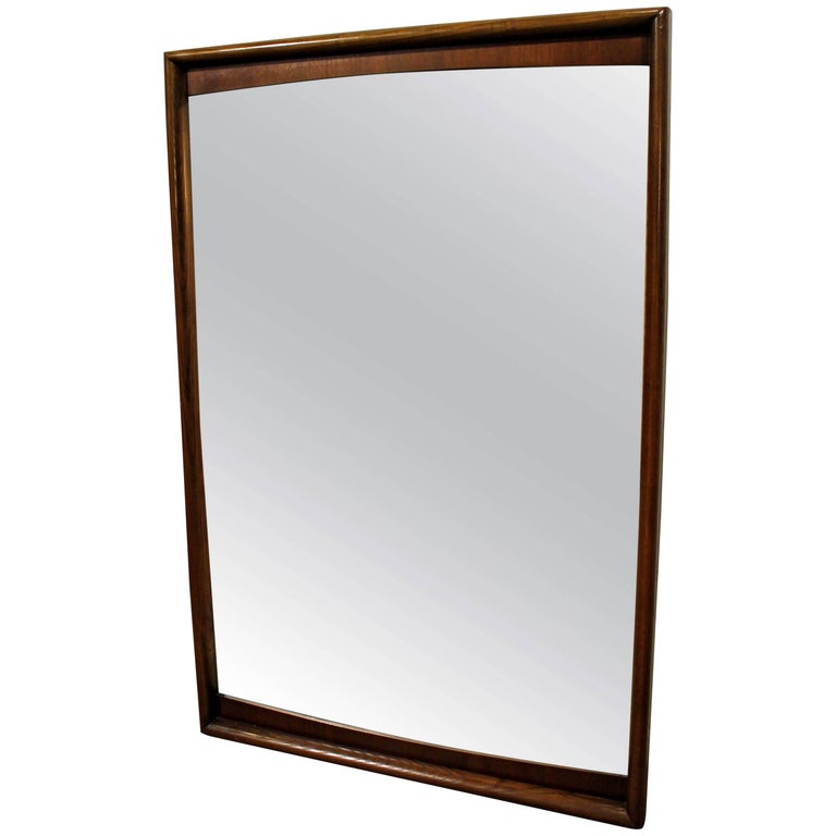 Mid-Century Modern Walnut Mirror by United Furniture at 1stDibs | mid ...