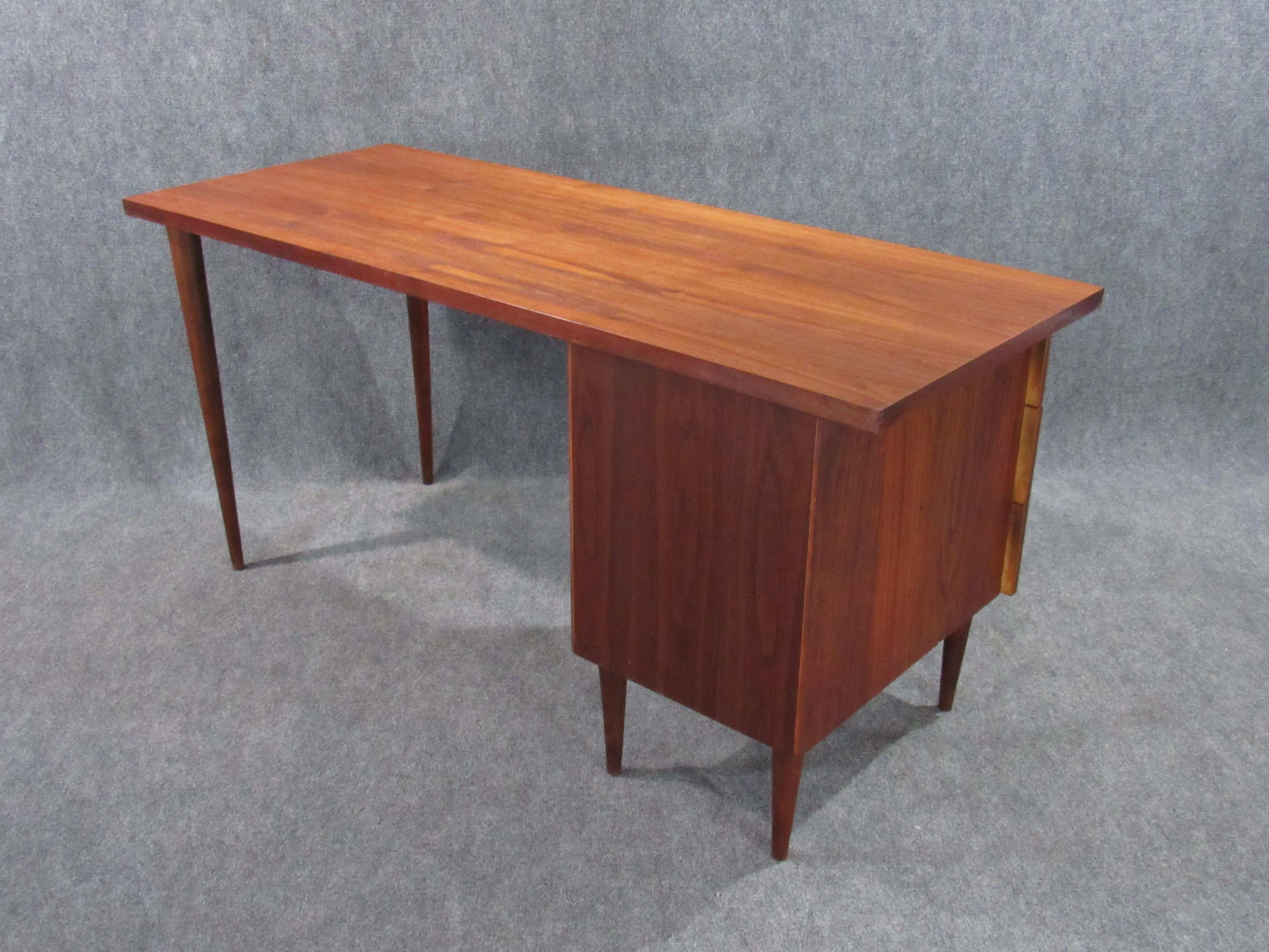 Mid-Century Modern Walnut Small Desk by Ben Thompson for Design ...