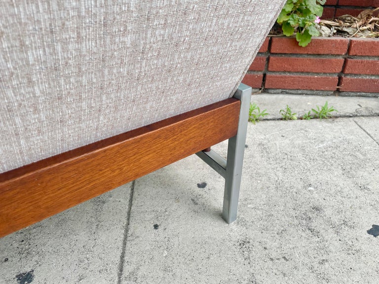 Midcentury Modern Walnut Sofa For Sale at 1stDibs