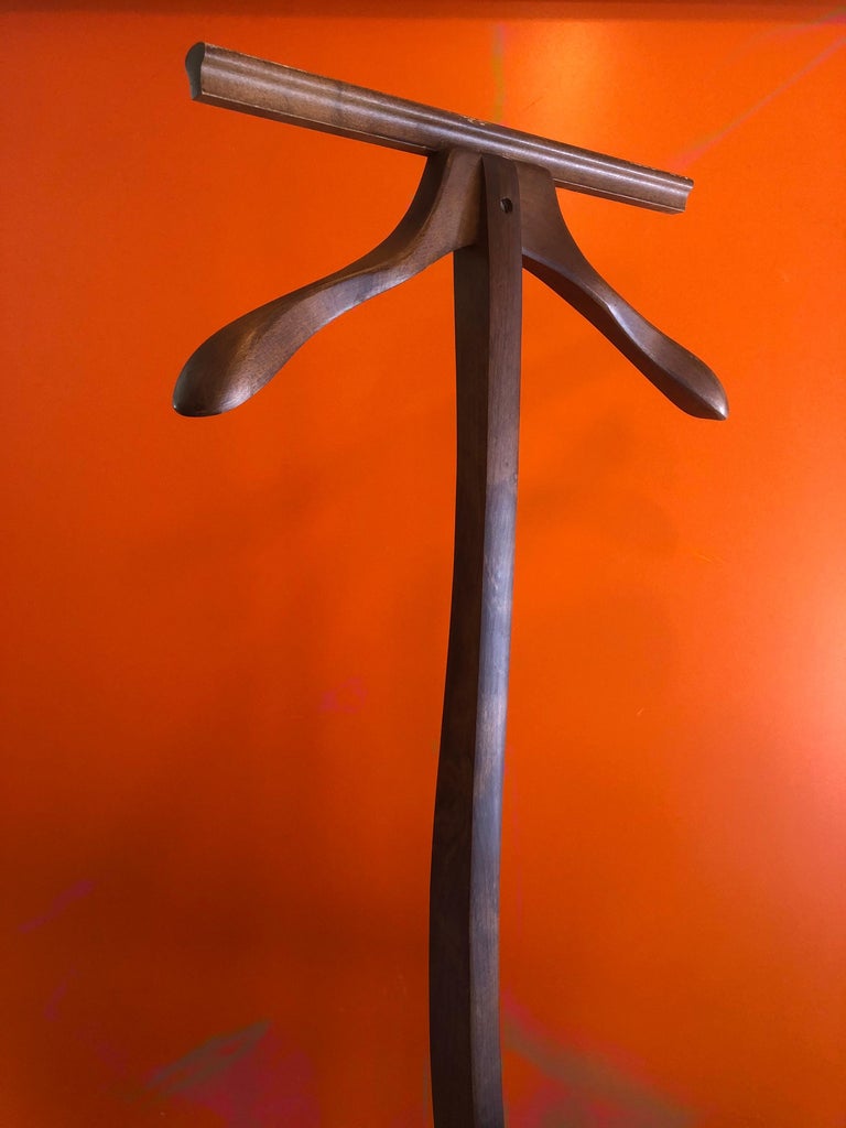 Mid-Century Modern Walnut Valet Stand at 1stDibs