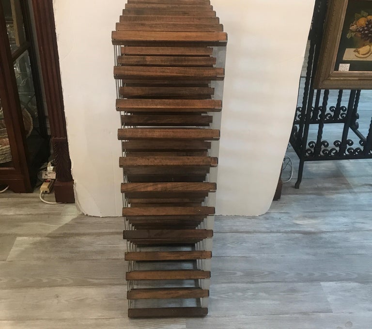 Mid-Century Modern Wine Rack at 1stDibs | vintage wine racks ...