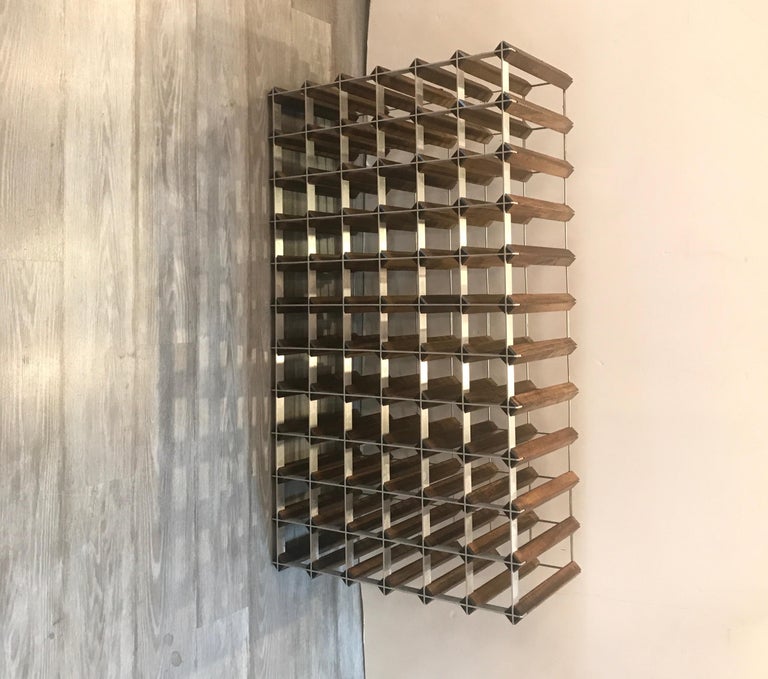 Mid-Century Modern Wine Rack at 1stDibs | vintage wine racks ...