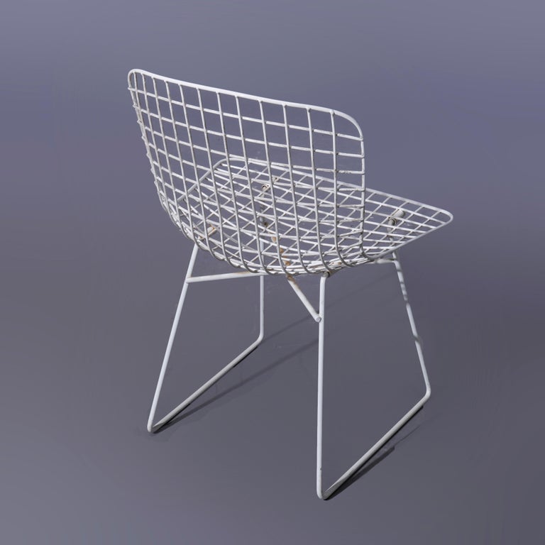 Mid-Century Modern Wire Mesh Side Chair 20th C at 1stDibs