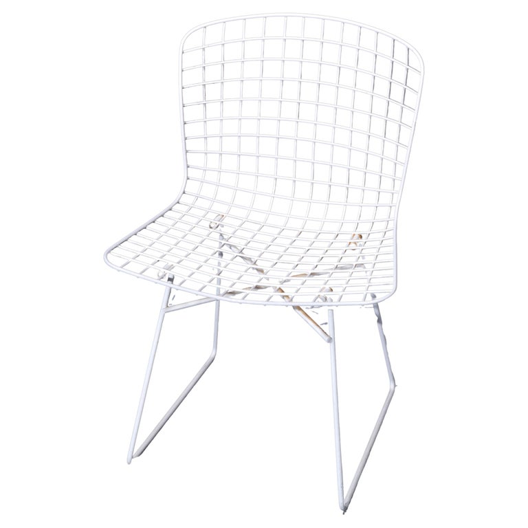 Mid-Century Modern Wire Mesh Side Chair 20th C at 1stDibs