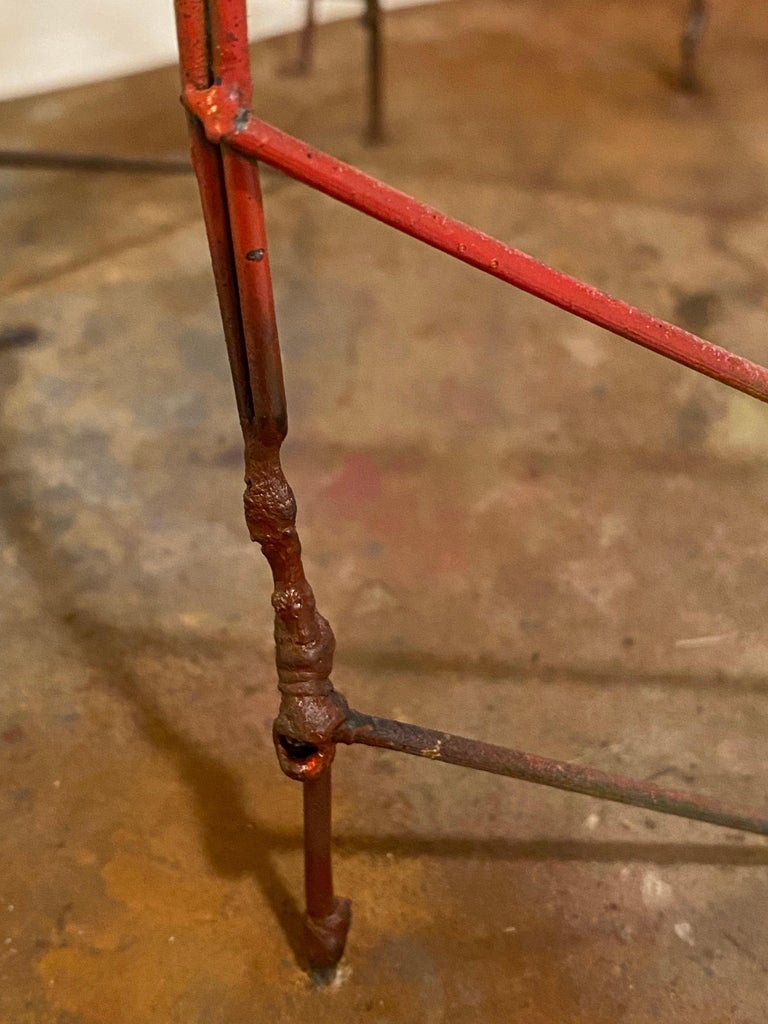 Mid-Century Modern Skeletal Wire Rod Abstract Sculpture For Sale at 1stDibs