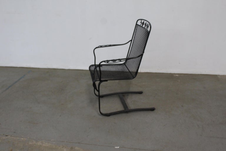 Mid-Century Modern Woodard Springer Rocker Patio Lounge Chair For Sale ...