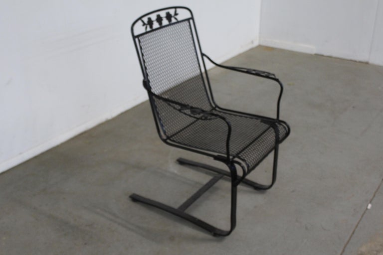 Mid-Century Modern Woodard Springer Rocker Patio Lounge Chair For Sale ...