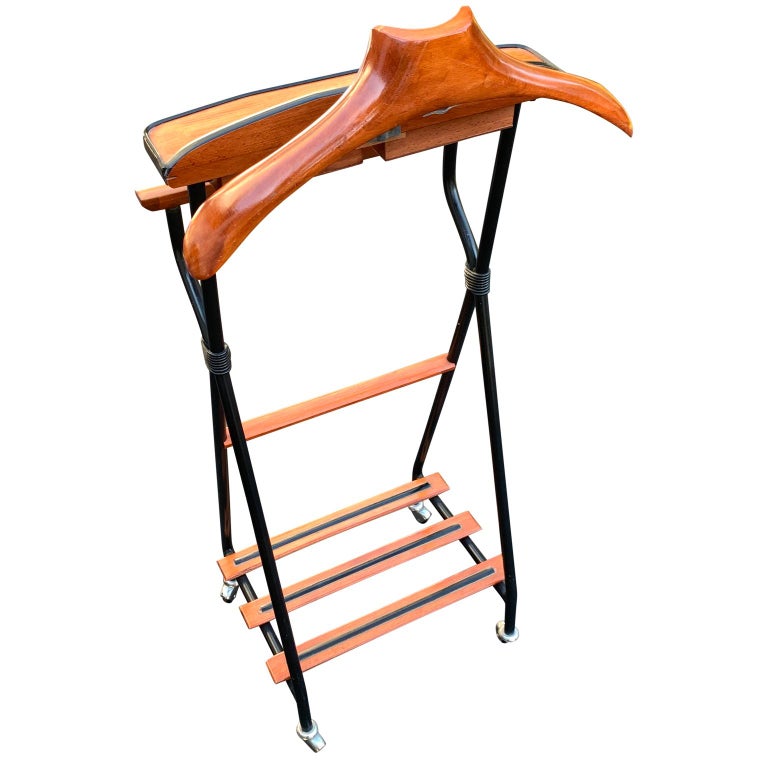 Mid-Century Modern Wooden Valet Or Galan de Noche, Paris, France, 1950s ...