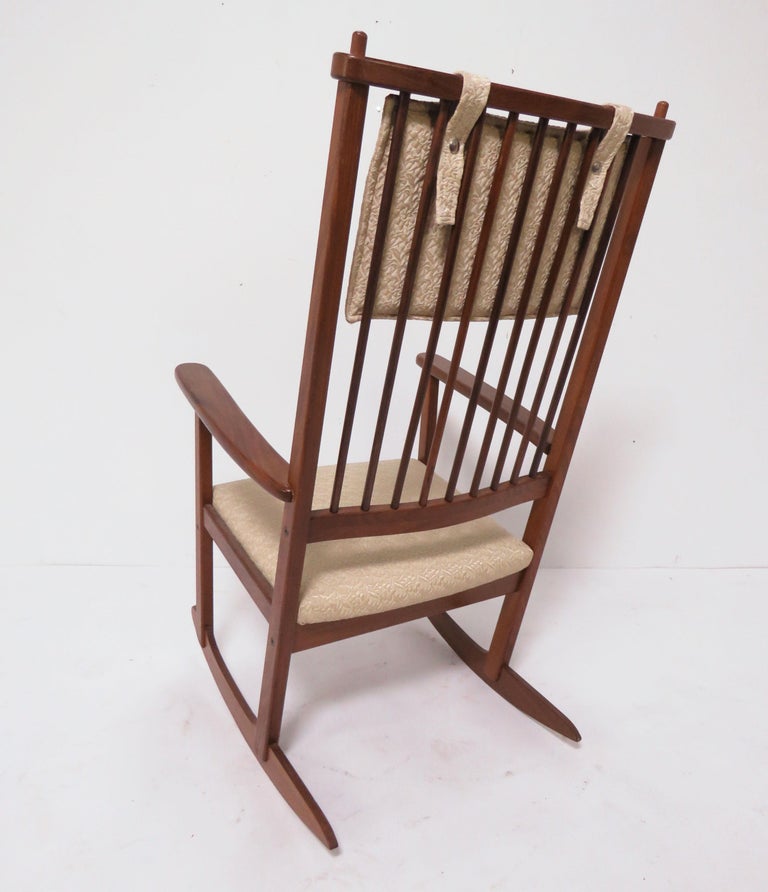 Mid-Century Modern Yngve Ekstrom Rocker for Swedese, Sweden, circa ...