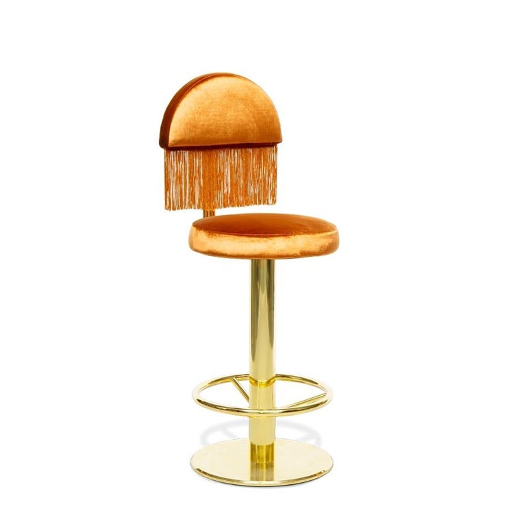 Mid-Century Modern Zsa Zsa Bar Chair by Masquespacio For Sale at 1stDibs