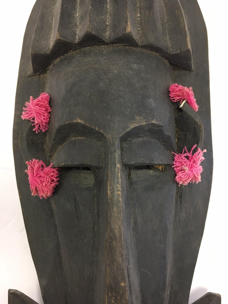 Mid-Century Modernist African Decorative Hanging Mask Sculpture from ...