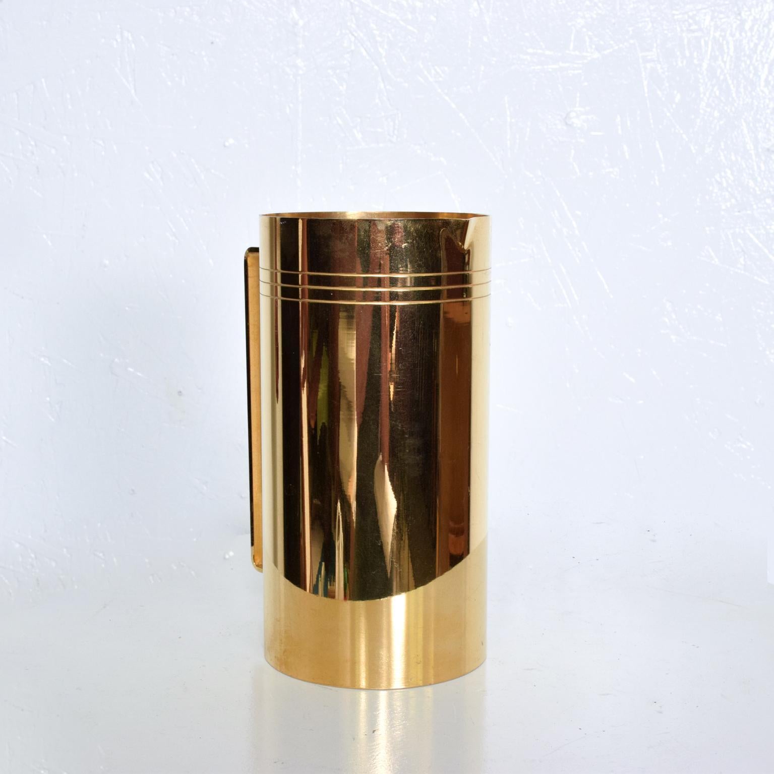 Midcentury Modernist Gold-Plated Pitcher 24-Karat-GP, Parzinger Era For ...