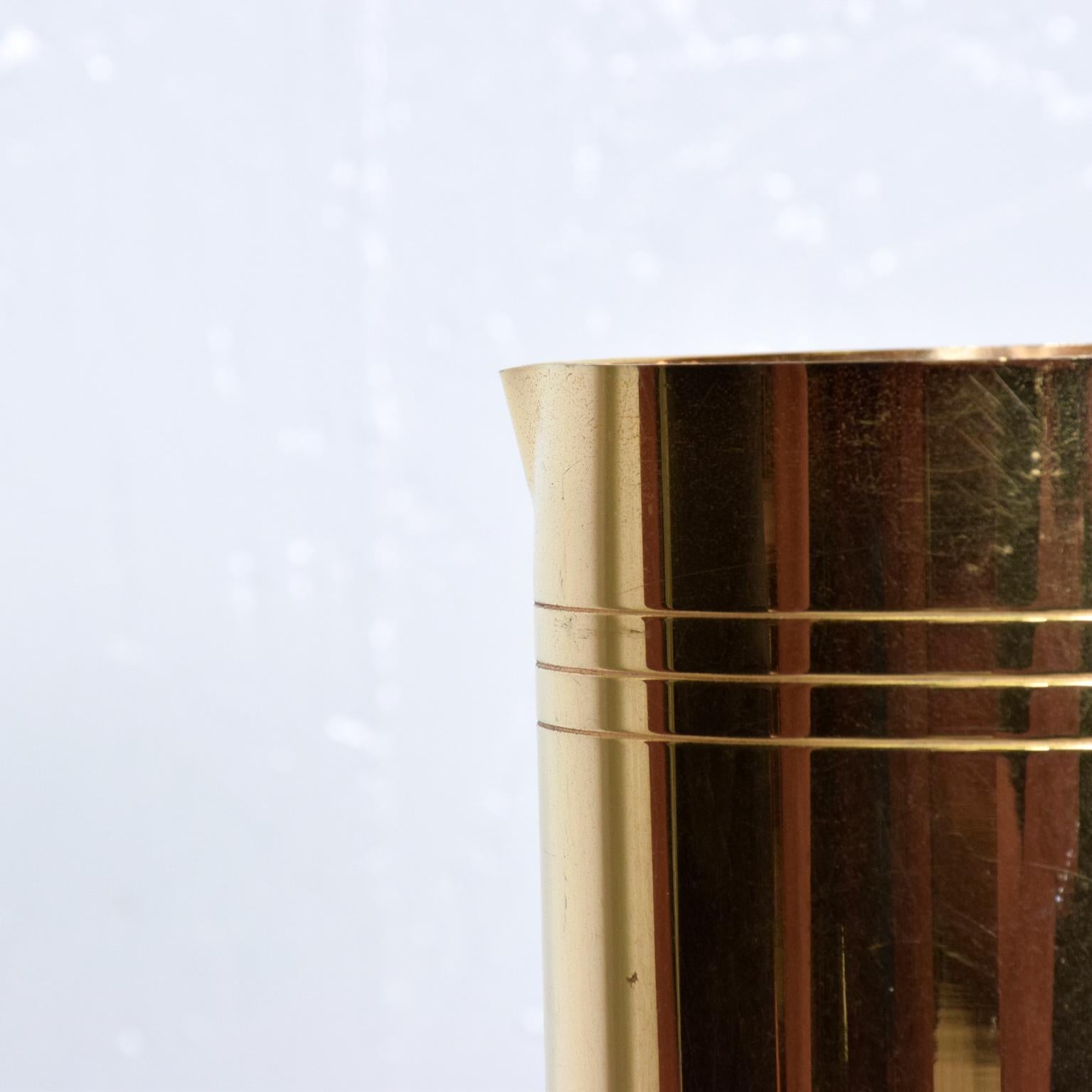 Midcentury Modernist Gold-Plated Pitcher 24-Karat-GP, Parzinger Era For ...