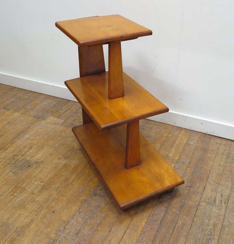 Mid Century Modernist Step Table at 1stDibs