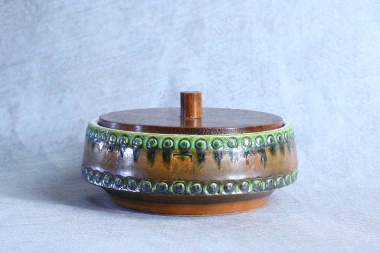 Mid-Century Modernist West Germany Box by Scheurich Keramik, circa 1970 ...