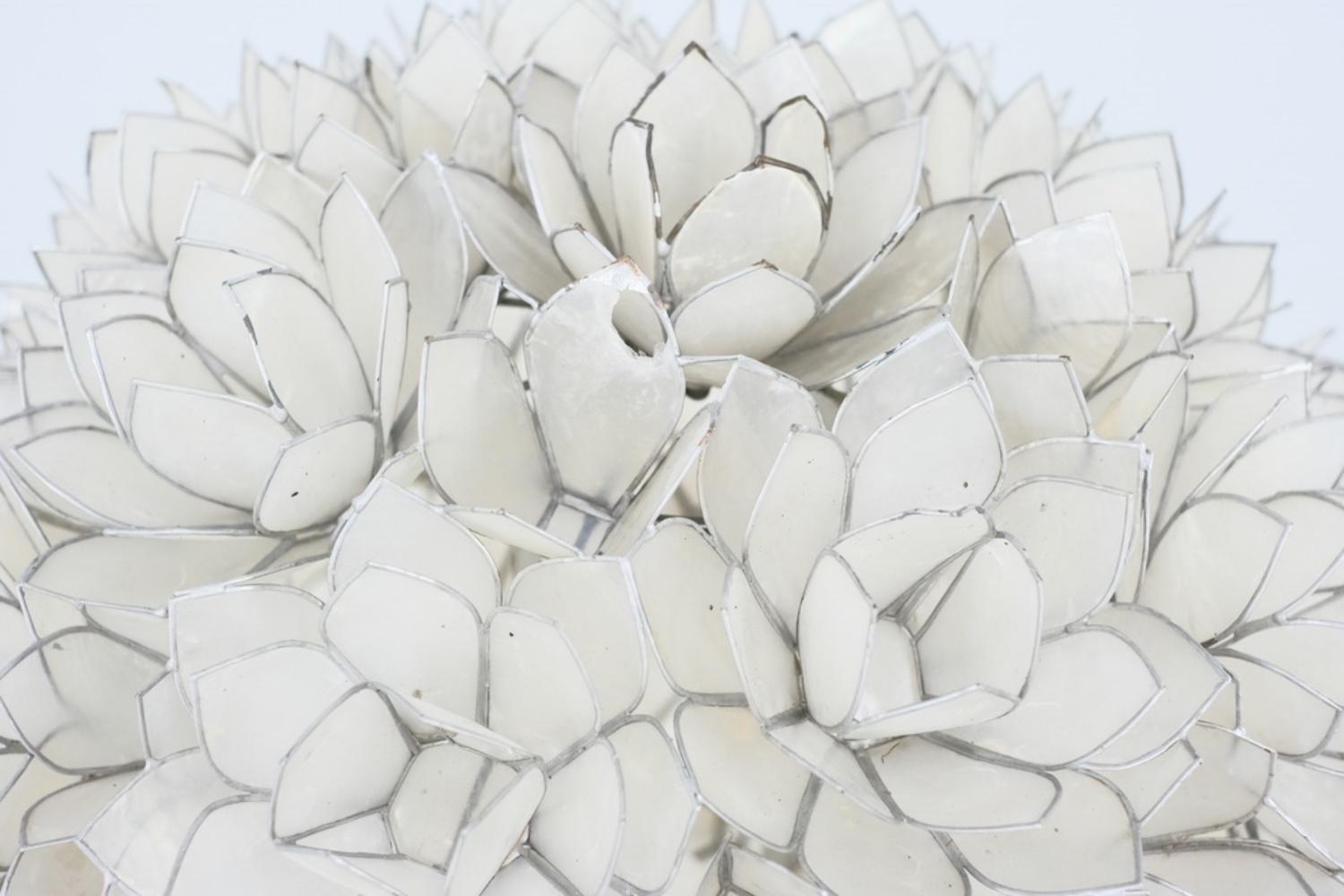 Mid-century “Mother of Pearl” Lamp by Rausch, Germany, 1960s For Sale ...