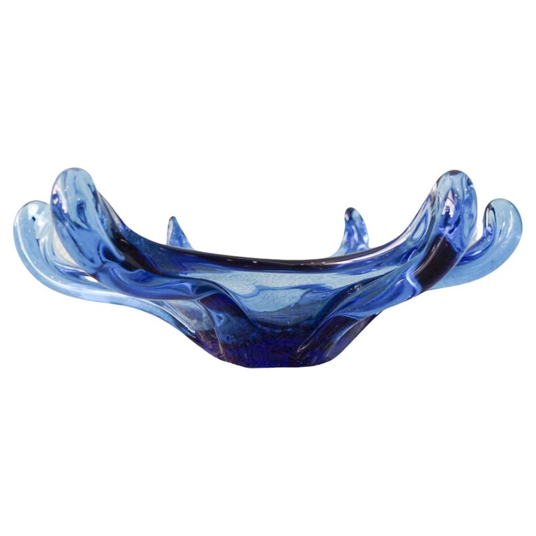Mid-Century Murano Glass Bowl, 1960's For Sale at 1stDibs