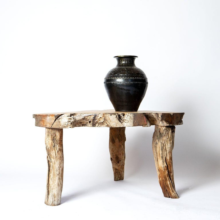 Mid Century Naturalistic Brutalist Tree Trunk Coffee Table, c. 1960s ...
