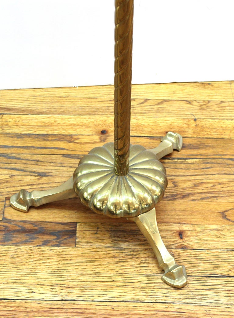 Mid-Century Neoclassical Style Brass Valet For Sale at 1stDibs