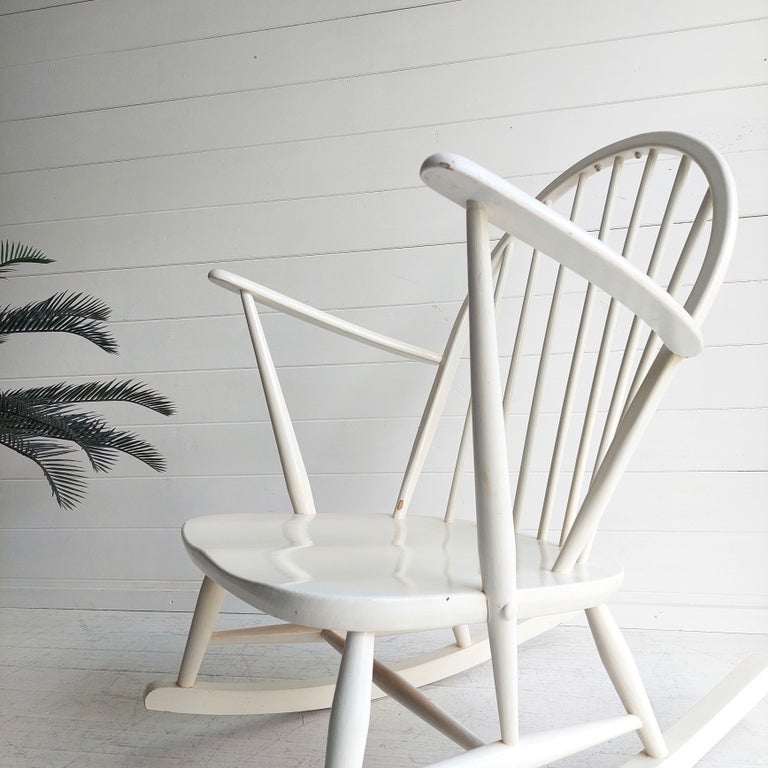 Midcentury No 470 Windsor Rocking Chair by Lucian Ercolani for Ercol ...