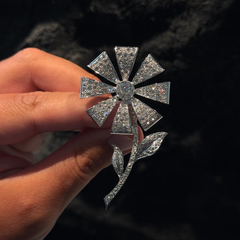 Floral brooch store