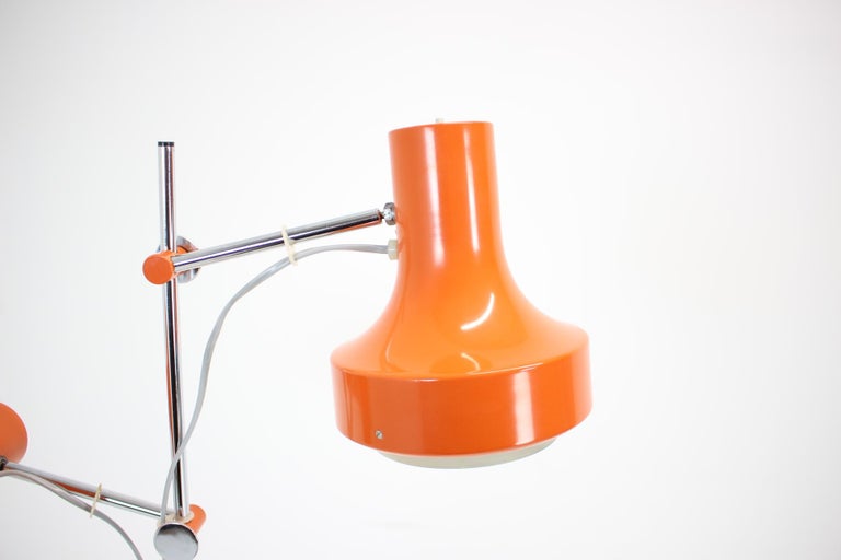 Mid-Century Orange Floor Lamp by Josef Hurka for Napako,1960's For Sale ...