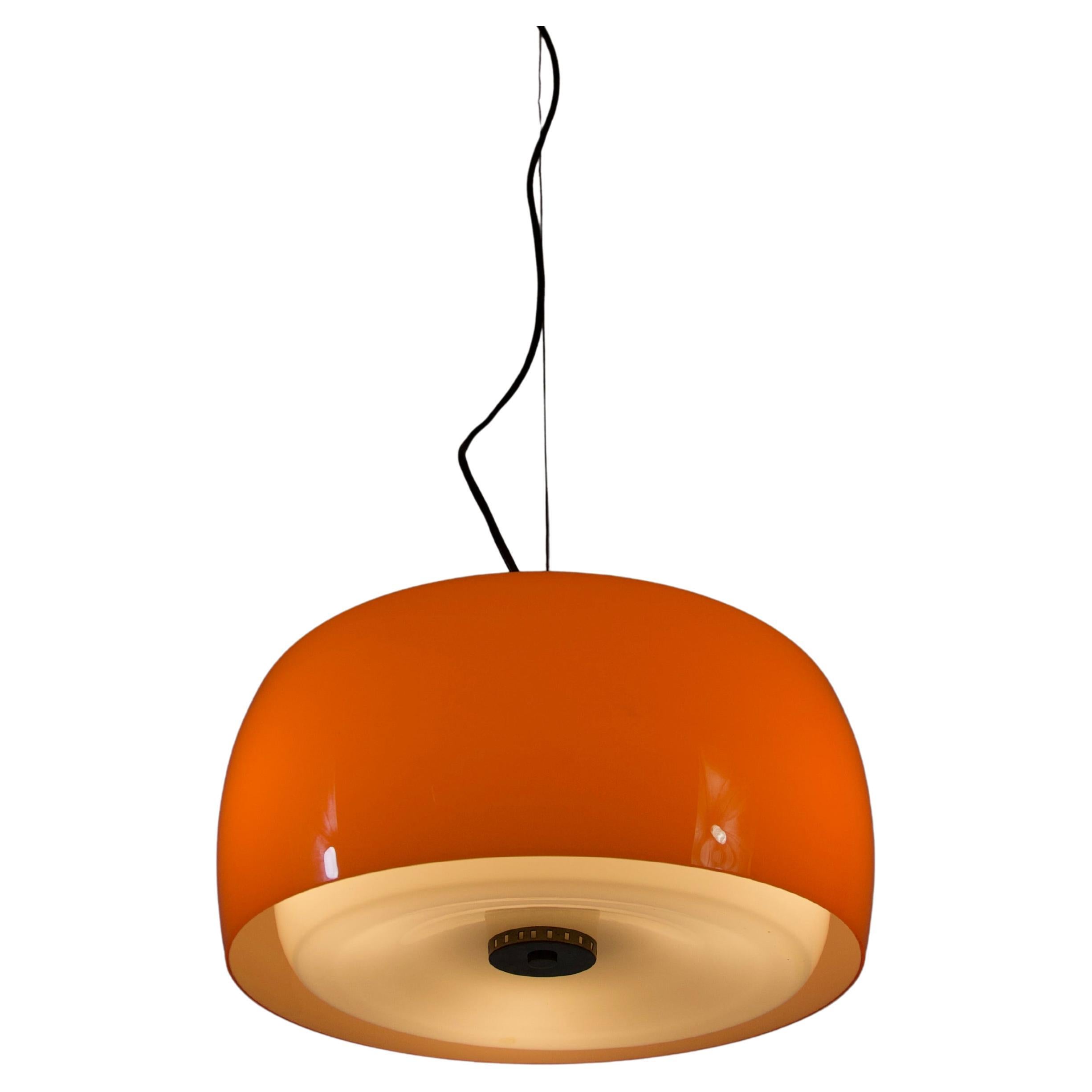 Orange Pallade Pendant Lamp by Artemide 1968 For Sale at 1stDibs