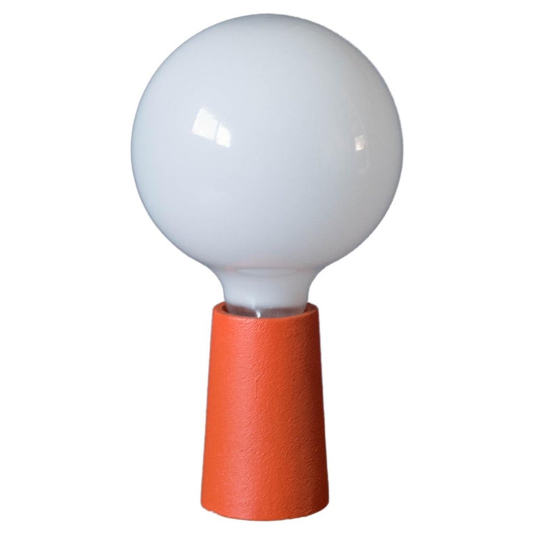 Mid Century Orange Pop Art Pickup Lite Table Lamp by Bill Curry for ...