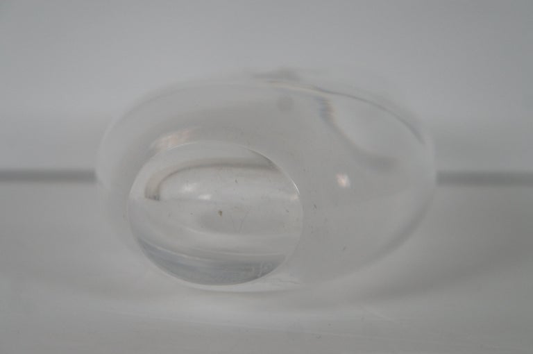 Mid-Century Orrefors Sweden Etched Crystal Glass Vase Girl with Birds ...