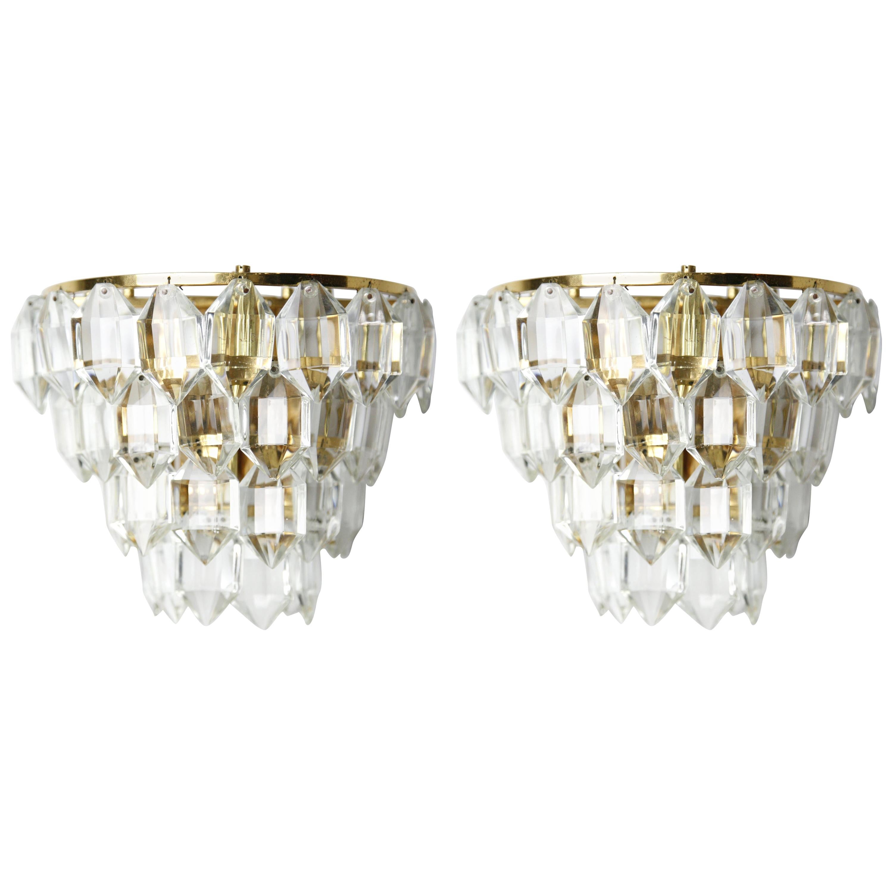 Palwa Flushmount with Swarovski Crystals, Germany, 1960s For Sale at ...